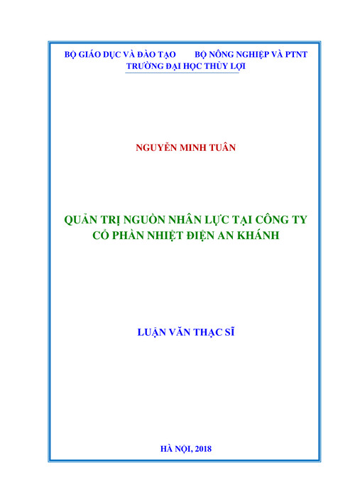 [Luận văn thạc sĩ]_Quản trị nguồn nhân lực tại Công ty cổ phần Nhiệt ...