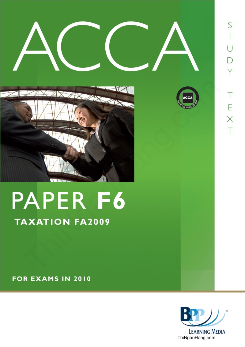 Giáo trình ACCA - F6 - 2010