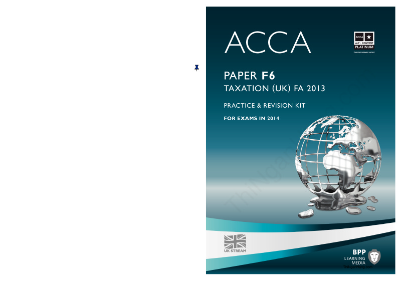 Tài liệu ACCA: F6 Ví dụ về thực hành và rà soát thuế