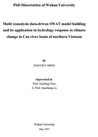 [Luận văn tiến sĩ - ĐH Vũ Hán] Multi reanalysis data-driven SWAT model building and its ...