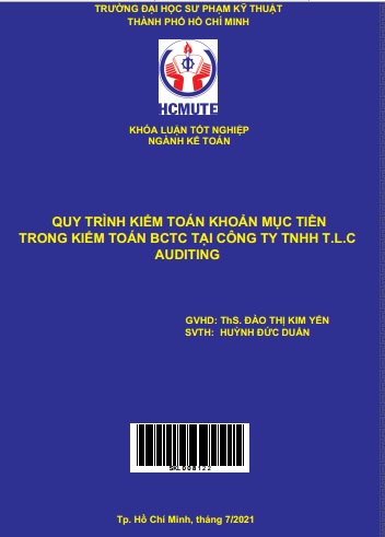 [Khóa luận tốt nghiệp]_ Quy trình Kiểm toán khoản mục tiền trong Kiểm ...