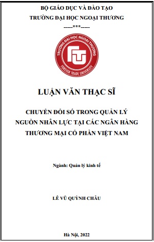 [Luận văn thạc sĩ] Chuyển đổi số trong quản lý nguồn nhân lực tại các ...